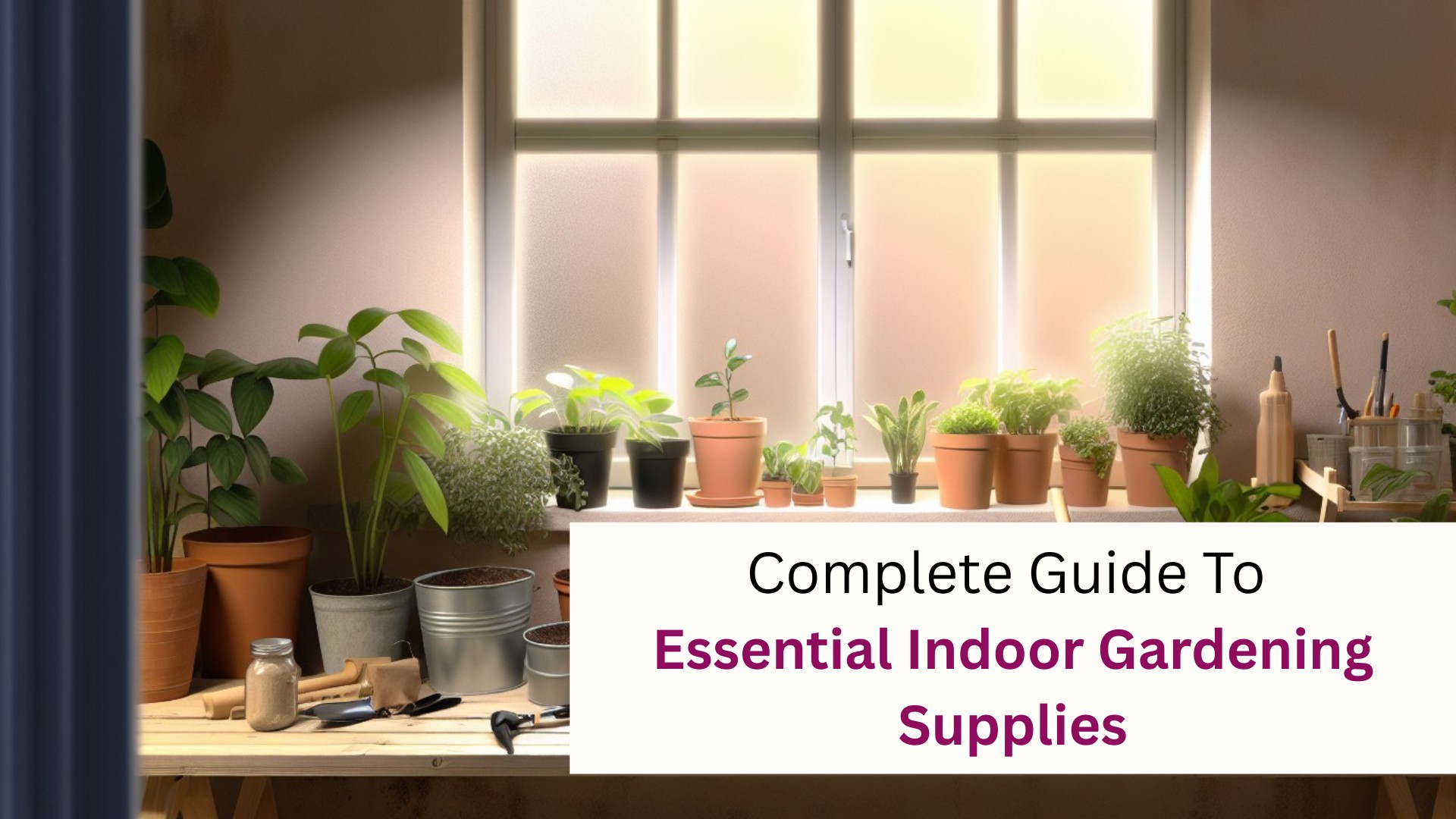 Complete Guide To Essential Indoor Gardening Supplies - PlantBoomer